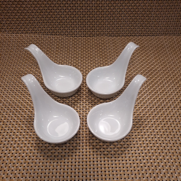 Pier 1 | Dining | Pier Imports Asian Soup Spoons And Tray Set White ...